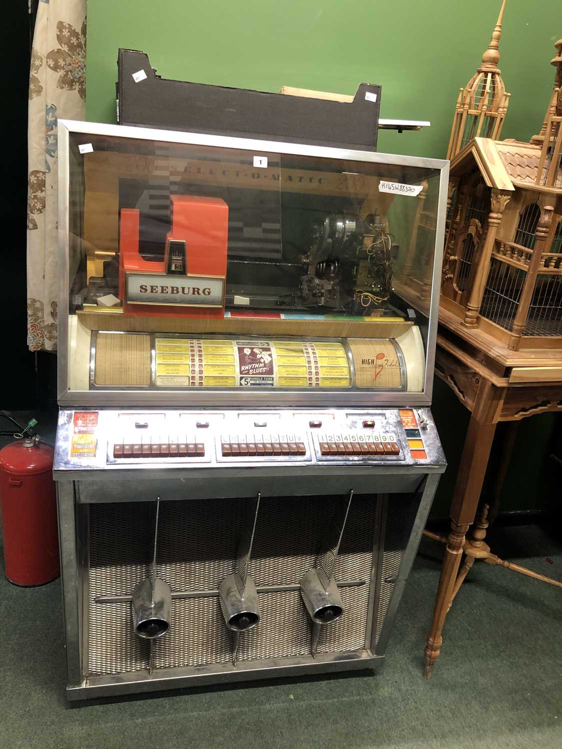 Lot 1 - A Seeburg Select-o-matic 200 juke box