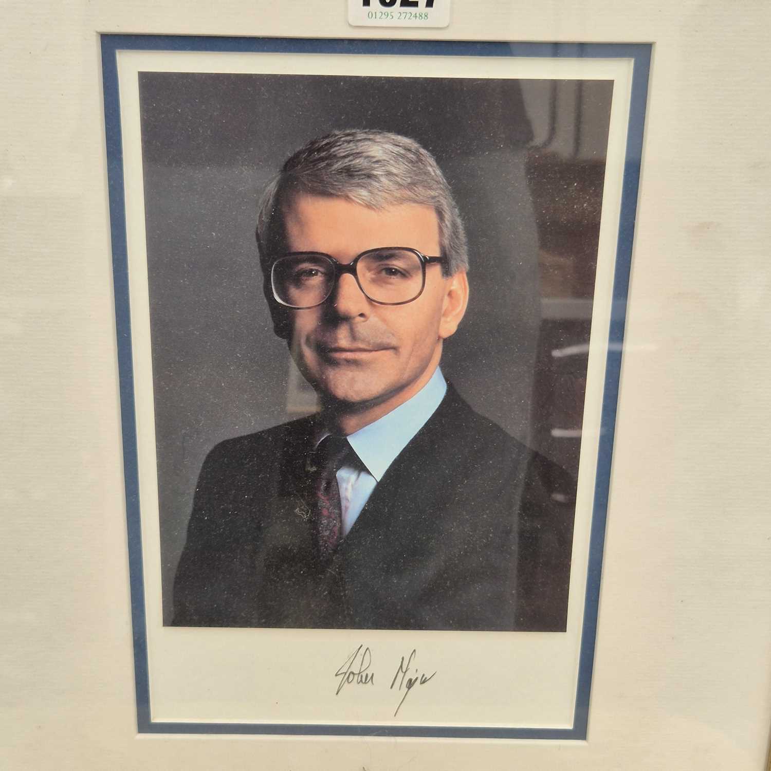 Lot 1627 - An autograph photograph of John Major.