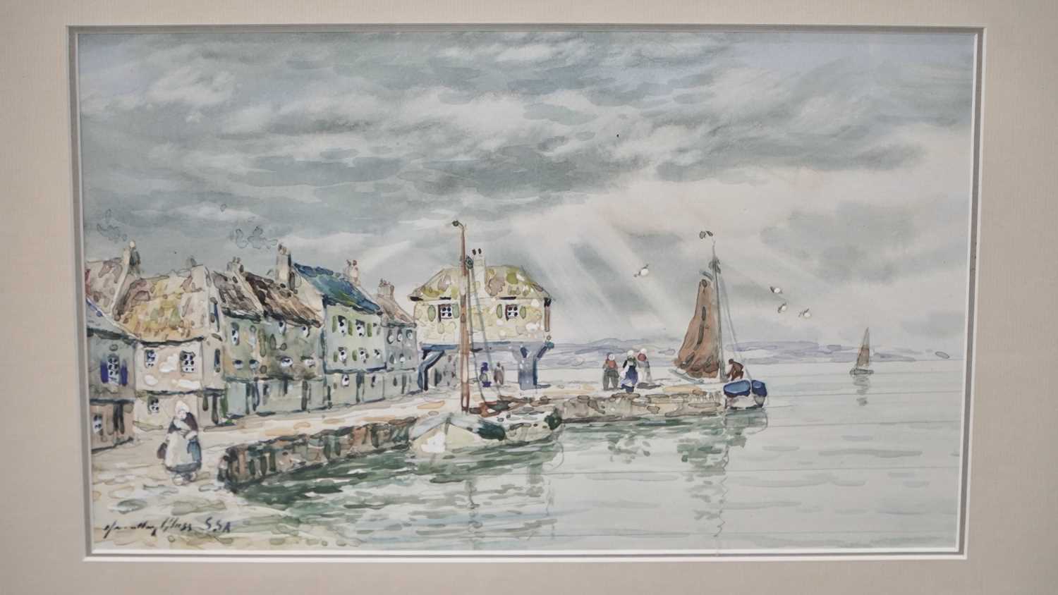 Lot 1677 - John Hamilton Glass (1864-1940), a port on