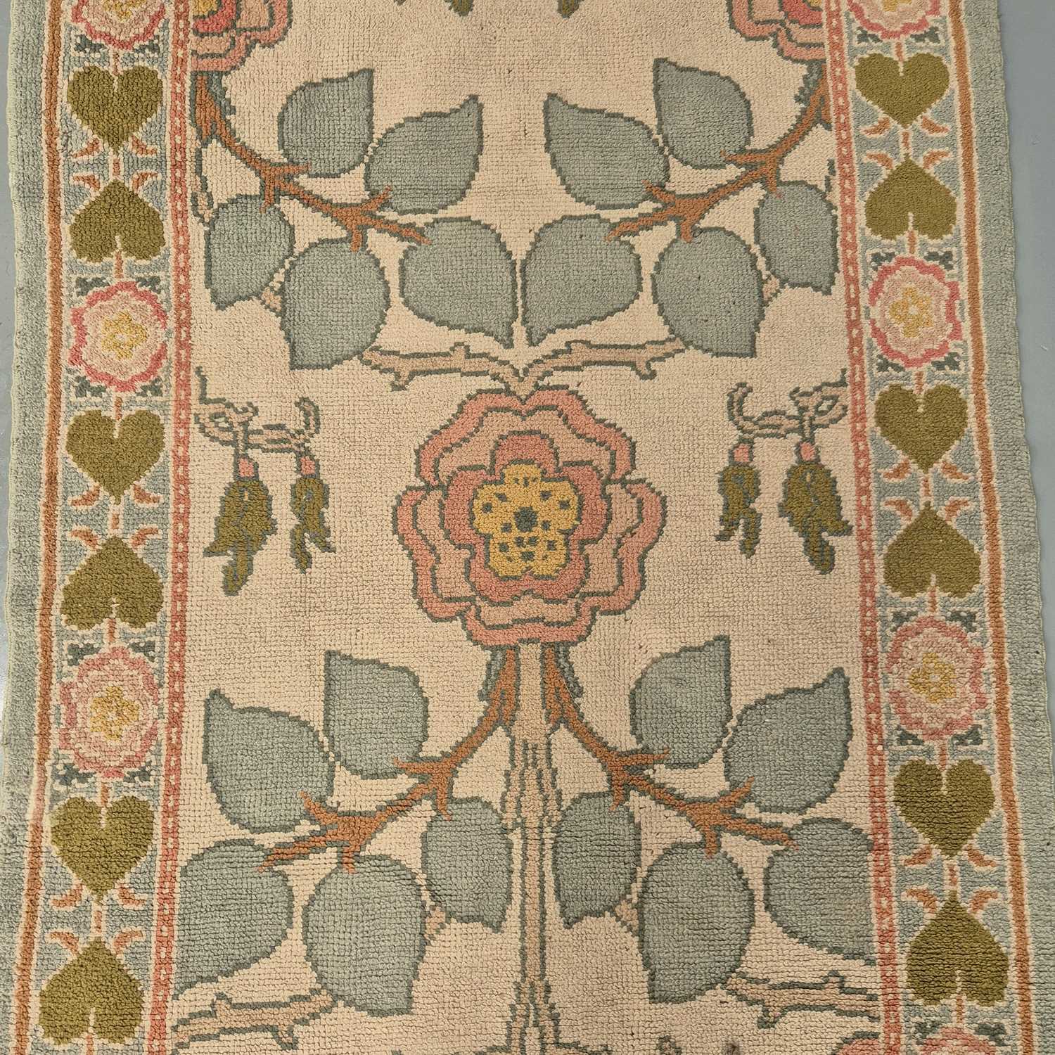 Lot 1001 - C.F.A. Voysey, A hand-woven rose pattern