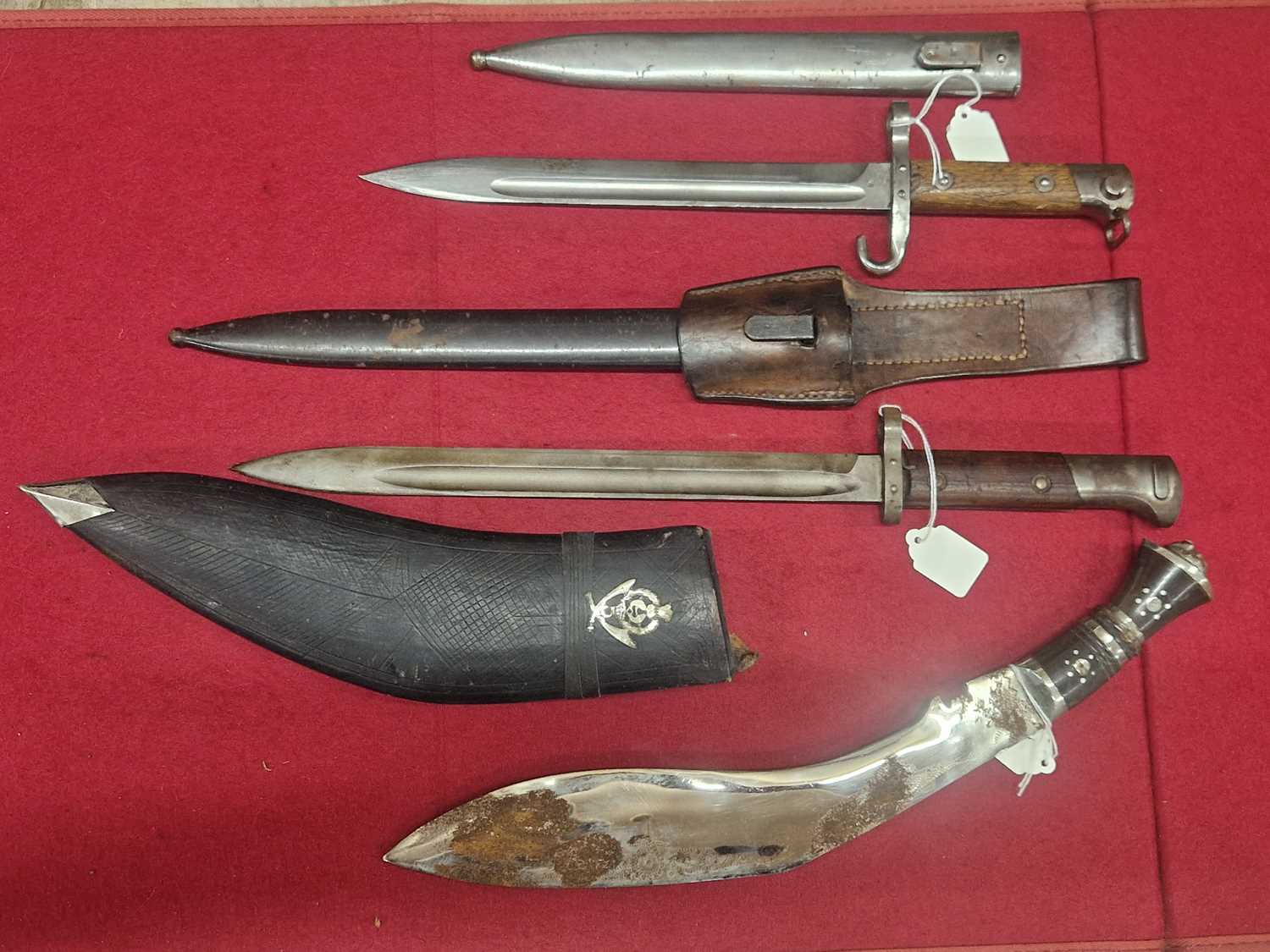 Lot 1902 - An 1895 pattern Austrian bayonet, a