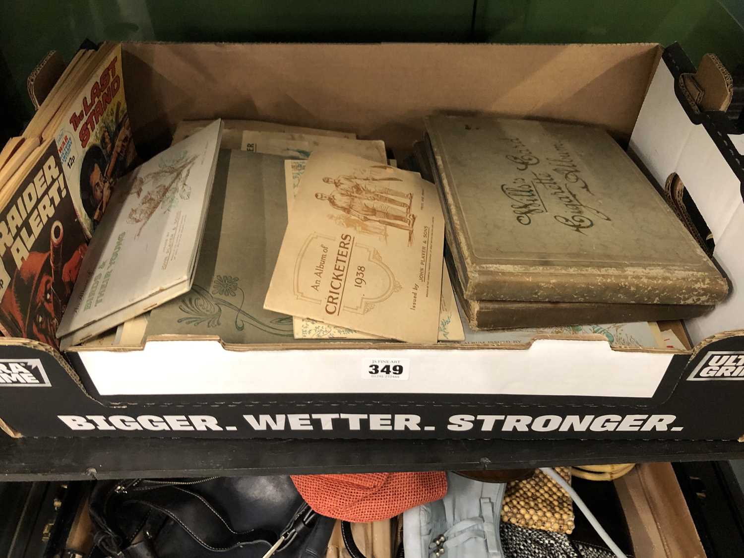 Lot 349 - A collection of cigarette card albums