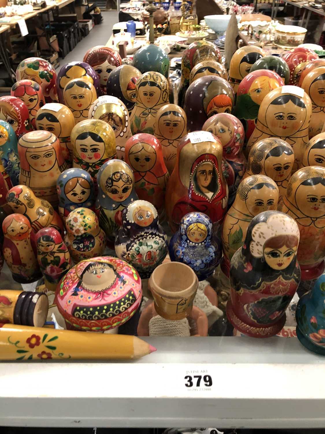 Lot 379 - A collection of matryoshka or babuschka