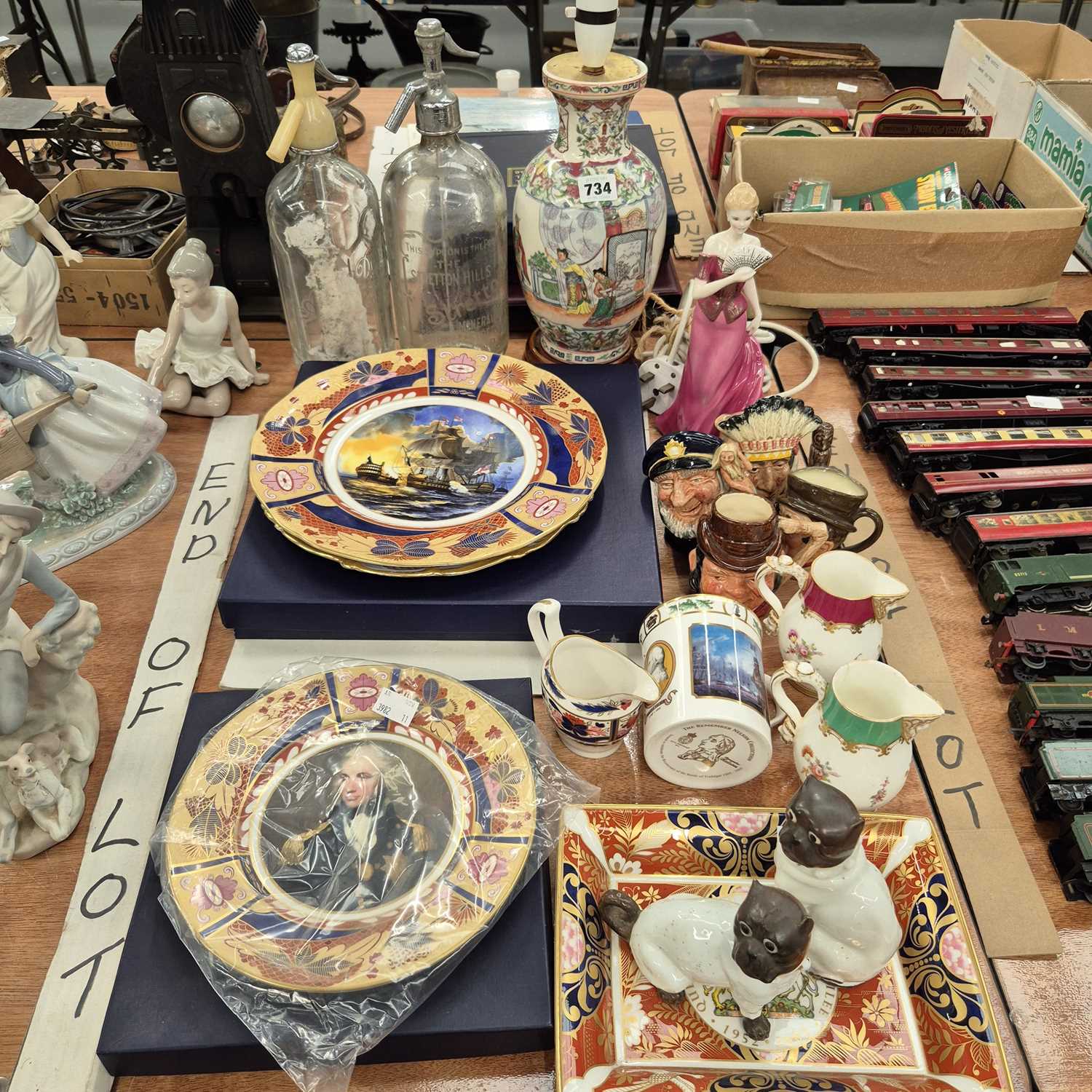 Lot 734 - Nelson commemorative ceramics, 4 character