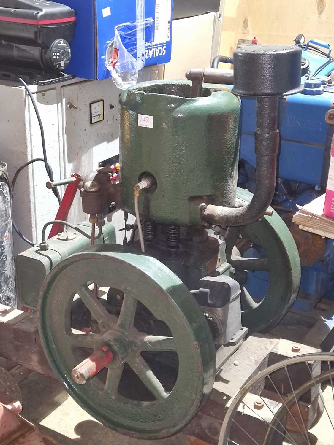 Lot 1278 - A Lister model A stationary engine