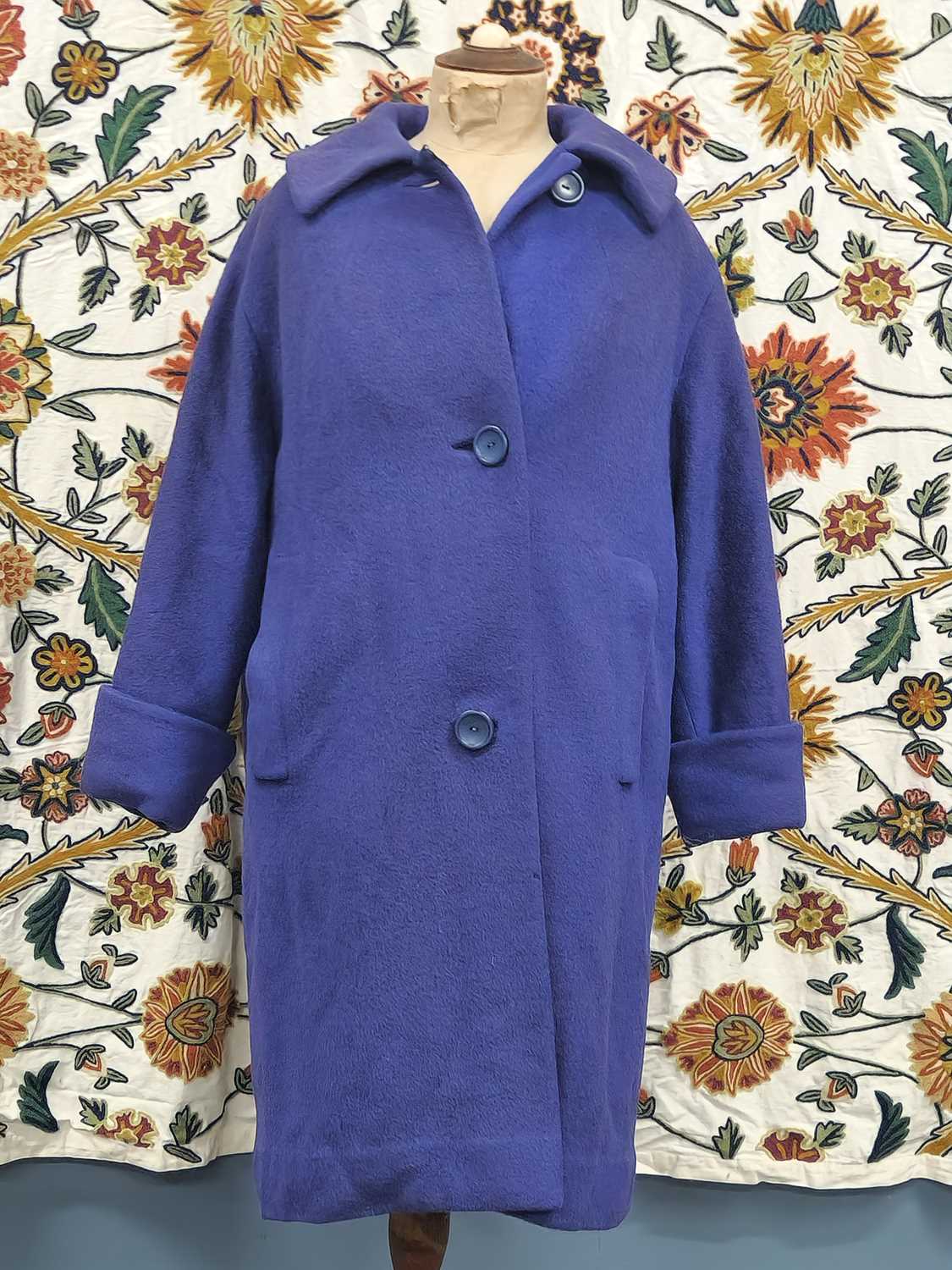 Lot 102 - Clothing - A Alexon all wool blue coat with