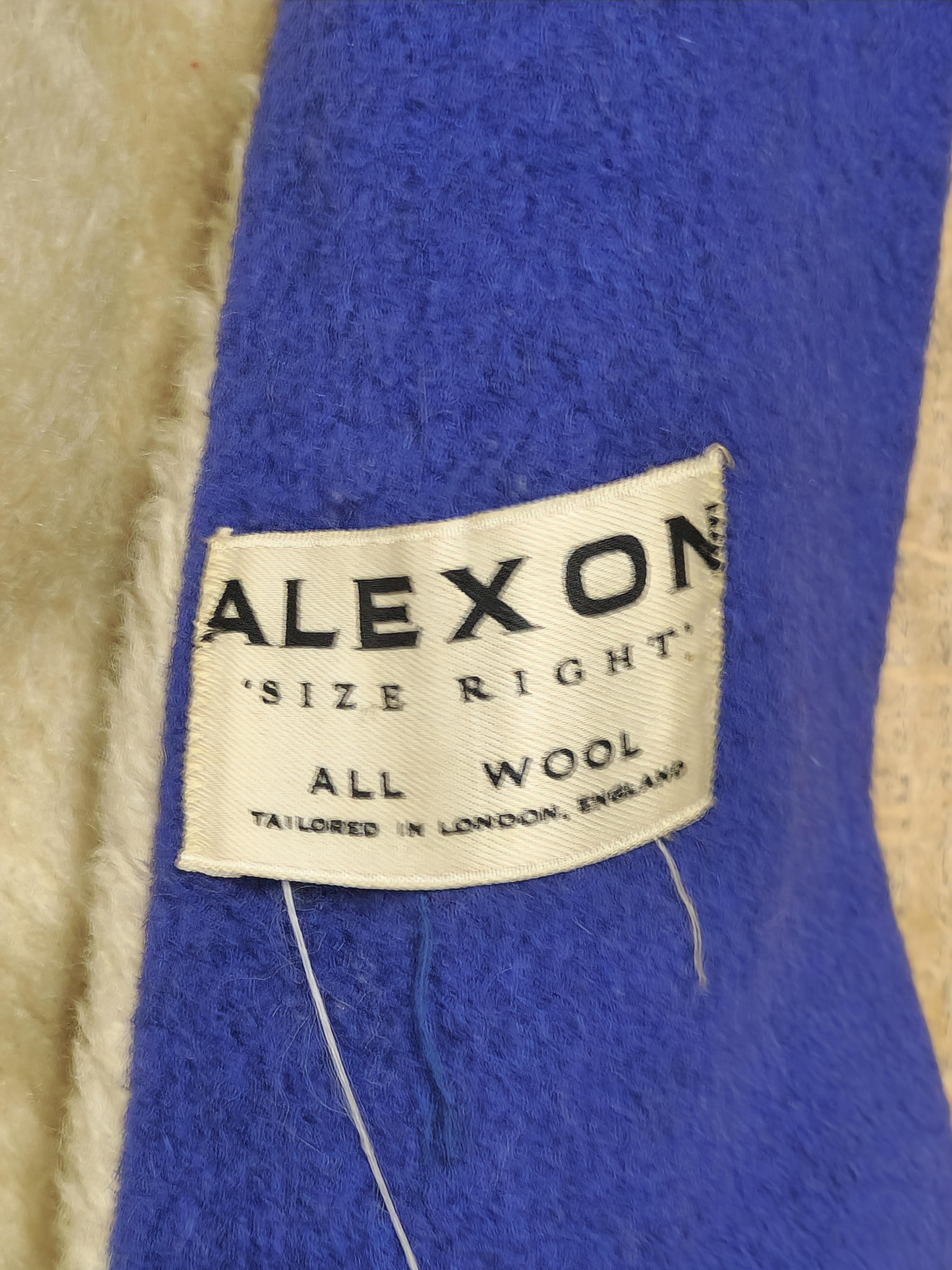 Lot 102 - Clothing - A Alexon all wool blue coat with